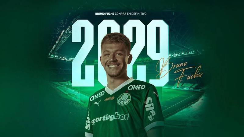 Palmeiras Oficializa Bruno Fuchs até 2029 - Futebol em Foco